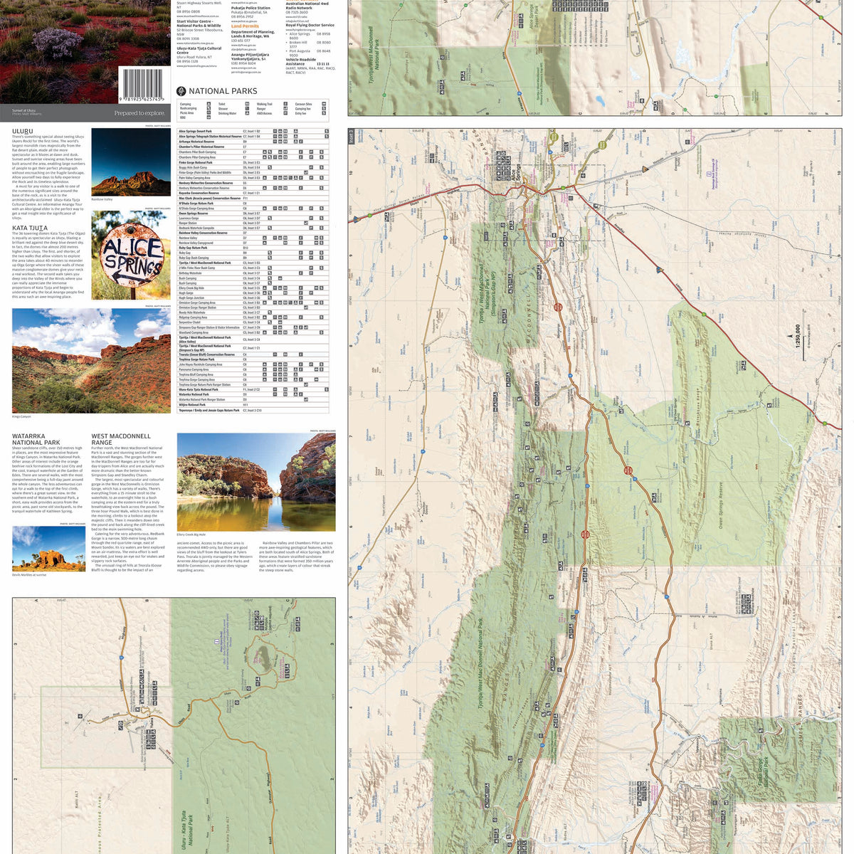 The Red Centre Map – Big Lap Bible