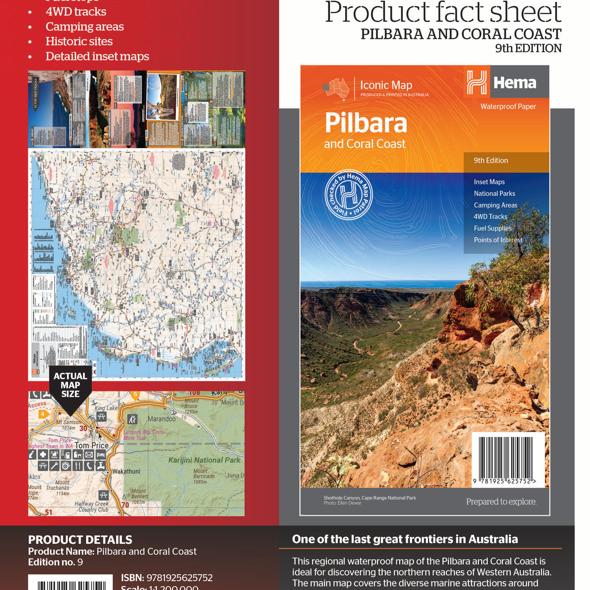 Pilbara & Coral Coast Map – Big Lap Bible