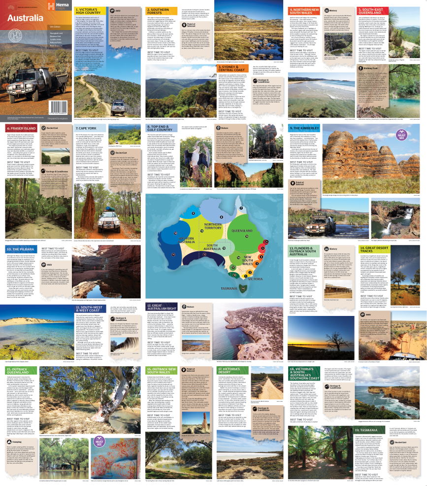 Australia Large Map – Big Lap Bible